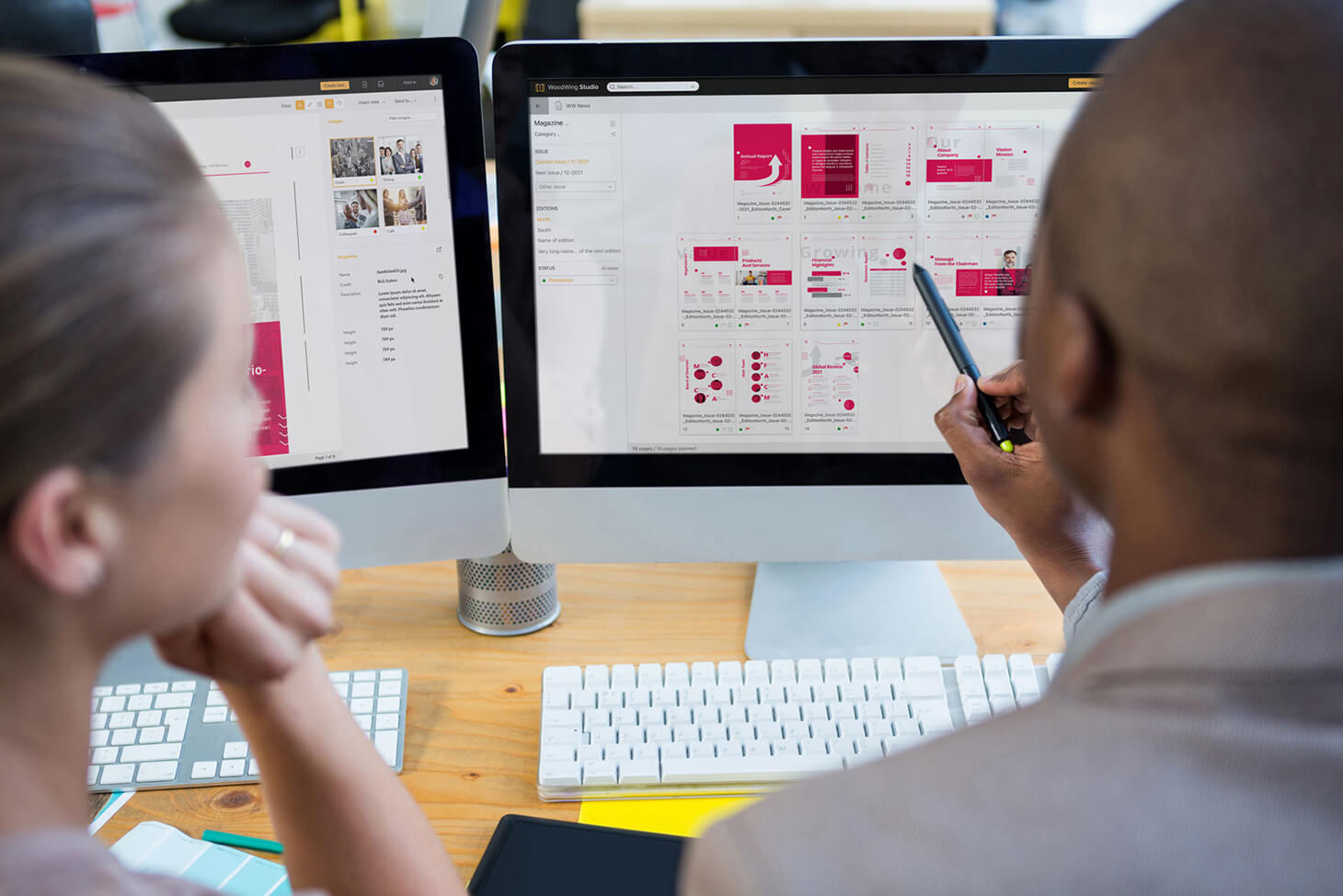 What is annual report publishing software?